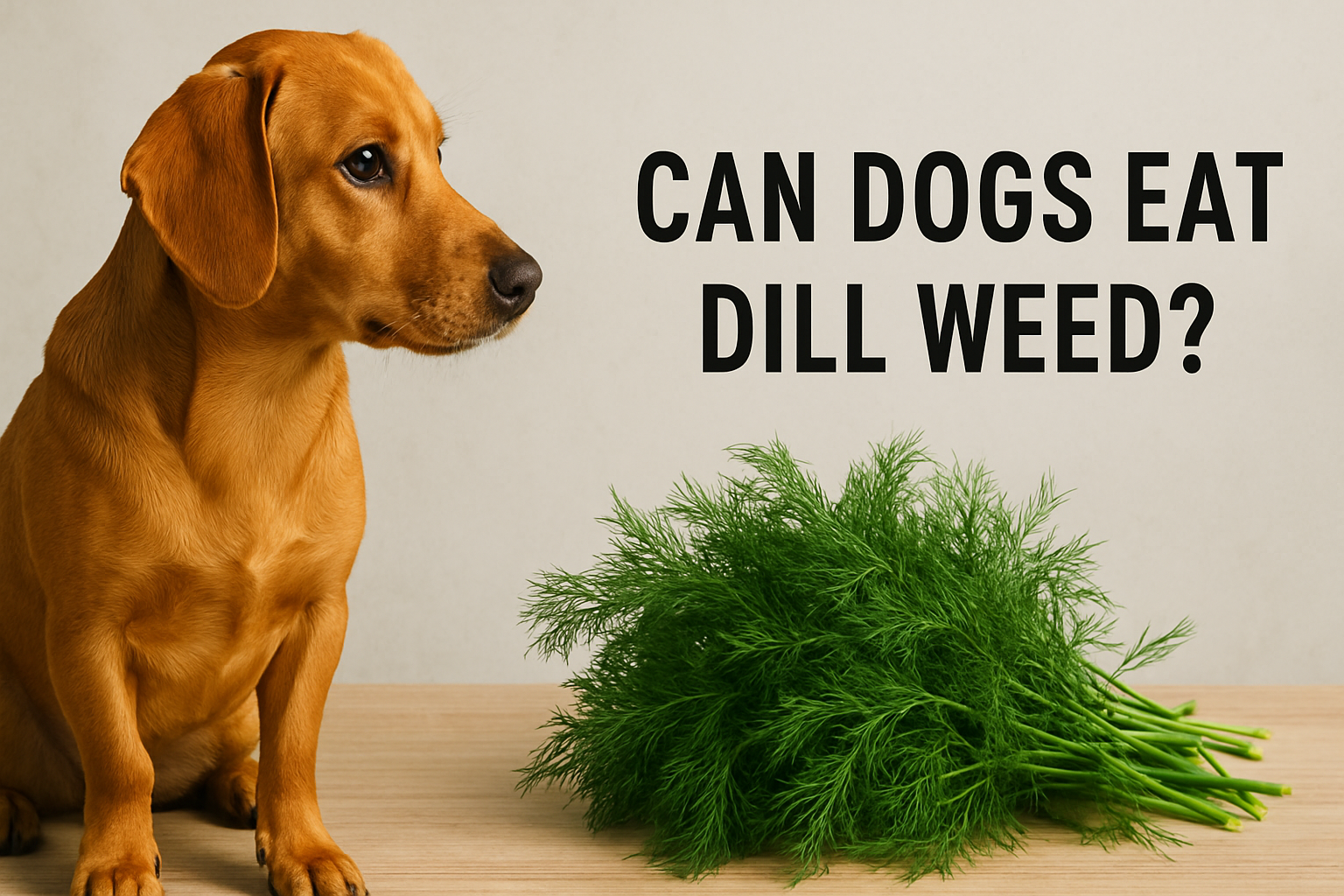 Can Dogs Eat Dill Weed? The Surprising Truth Every Pet Owner Should Know